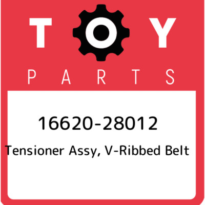 16620-28012 Toyota Tensioner assy, v-ribbed belt 1662028012, New ...