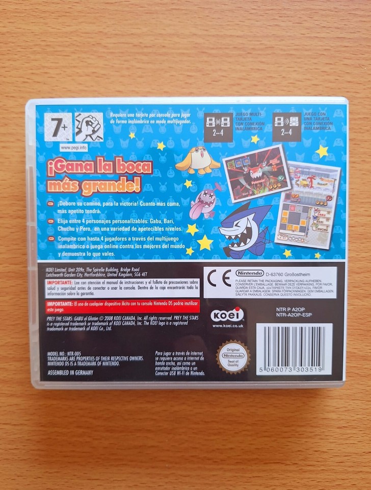 Prey The Stars Gabu El Gloton (Gabu Planet) (Nintendo DS & 3DS) PAL ESP ...