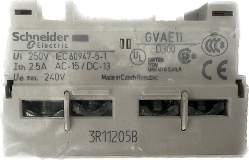 Additif Frontal SCHNEIDER Electric GVAE11 Tesys 034343 / 3r1245 | eBay