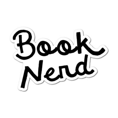 Book Nerd Sticker Decal Funny Geek Nerd Science Genius | eBay