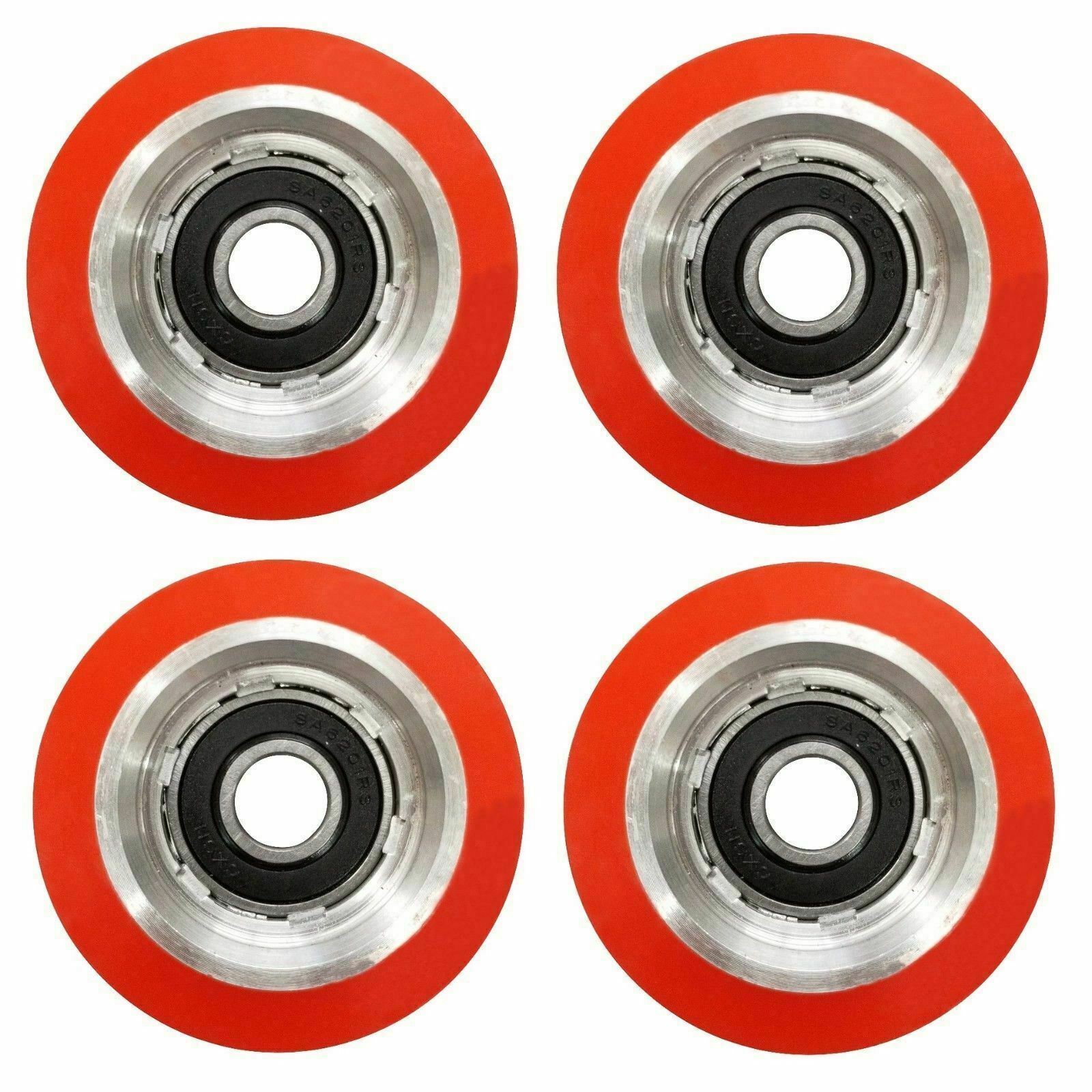 4 x SUPERIOR QUALITY ORANGE DRUM ROLLER BEARING FOR HUEBSCH/SQ/IPSO ...