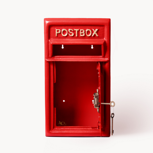 Post Box Wall Mounted/Pillar Mount Letterbox with Lock Outdoor Mailbox ...