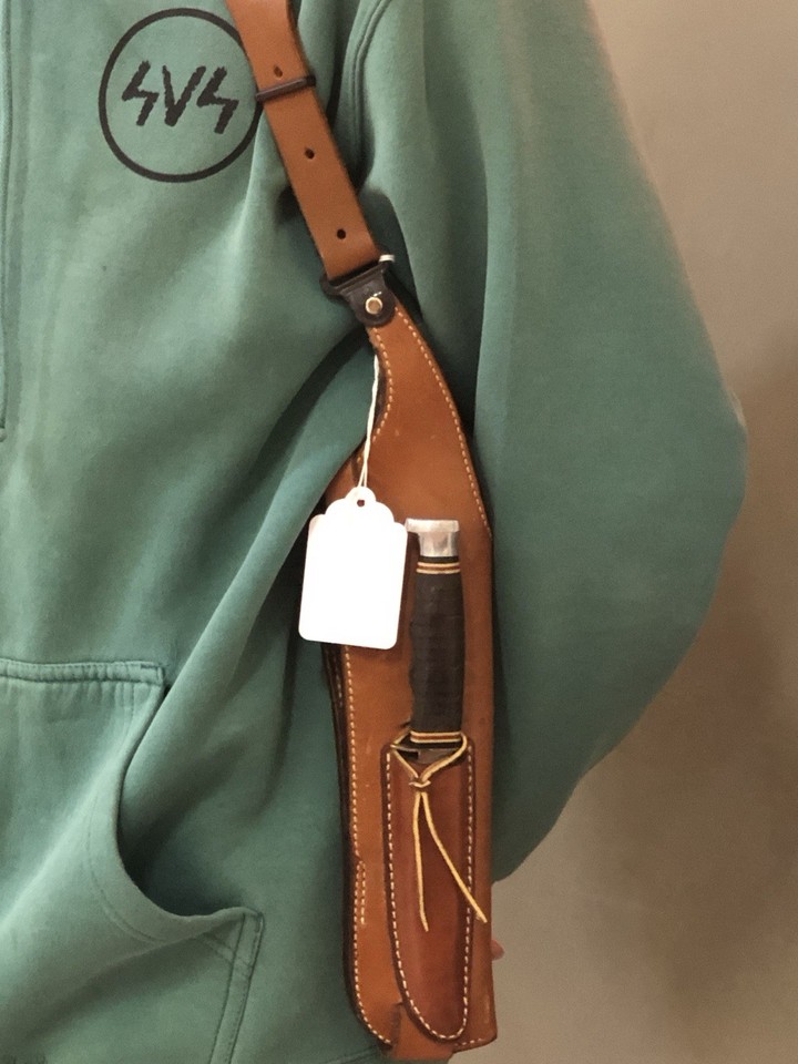 Galco Jackass Brown Leather Shoulder Holster Fits Ruger Single Action ...