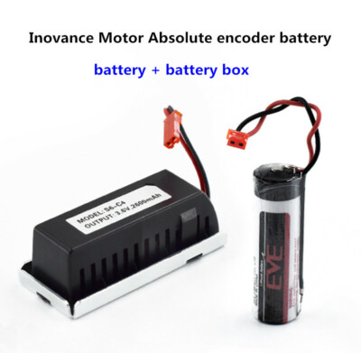 Inovance Motor Absolute encoder battery S6-C4 LS14500 3.6V 2400mah | eBay