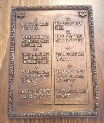 Plates & Plaques - Ten Commandments