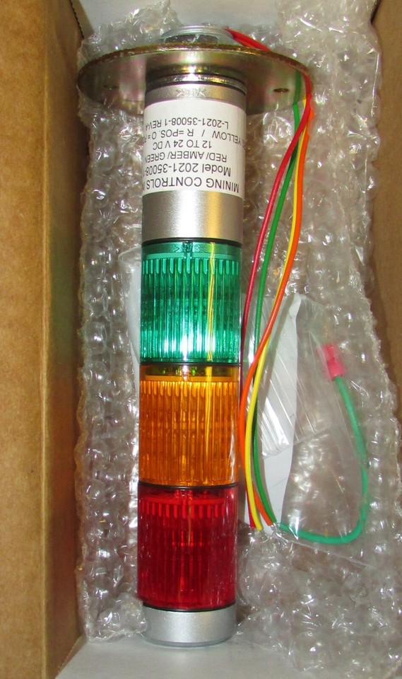 MCI MINING CONTROLS INC 2021 35008 1 LED Red Green Amber Signal Light ...