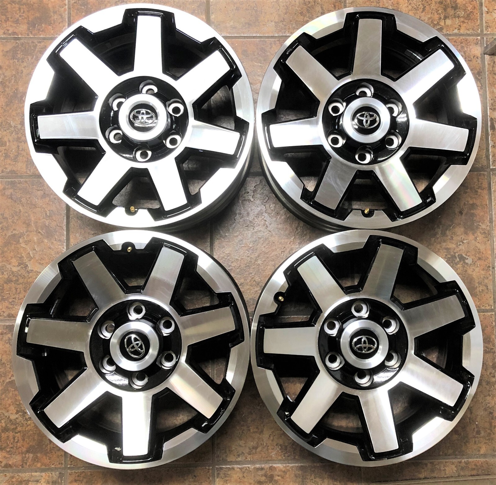 17" Inch Wheels Rims For Toyota FJ Cruiser Alloy 4pc 45157 BLK | eBay