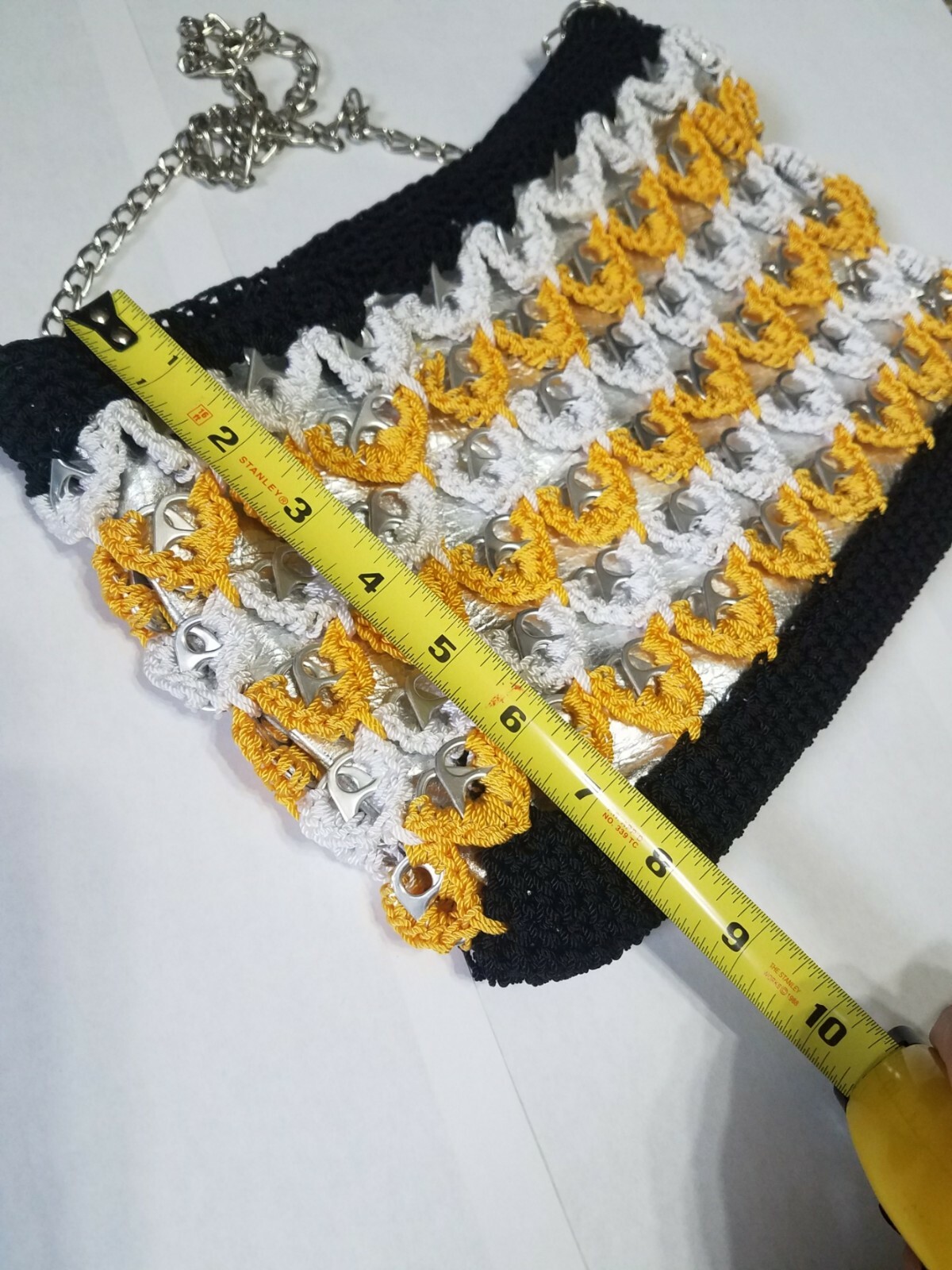 Aluminum Soda Pop Can Tab Purse Crochet Recycled Medi… - Gem