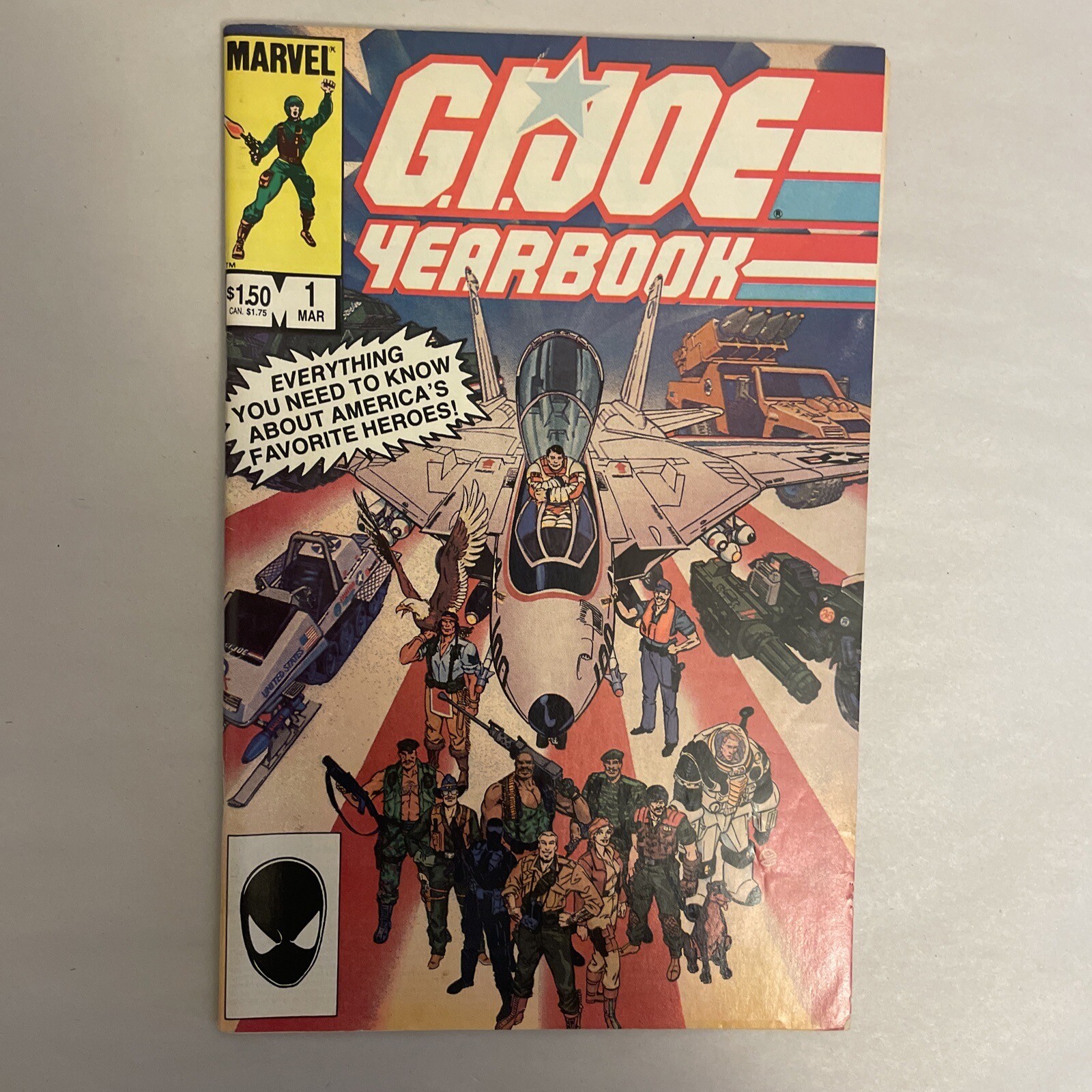 Marvel Comic GI JOE :YEARBOOK #1, NM 1985 | eBay