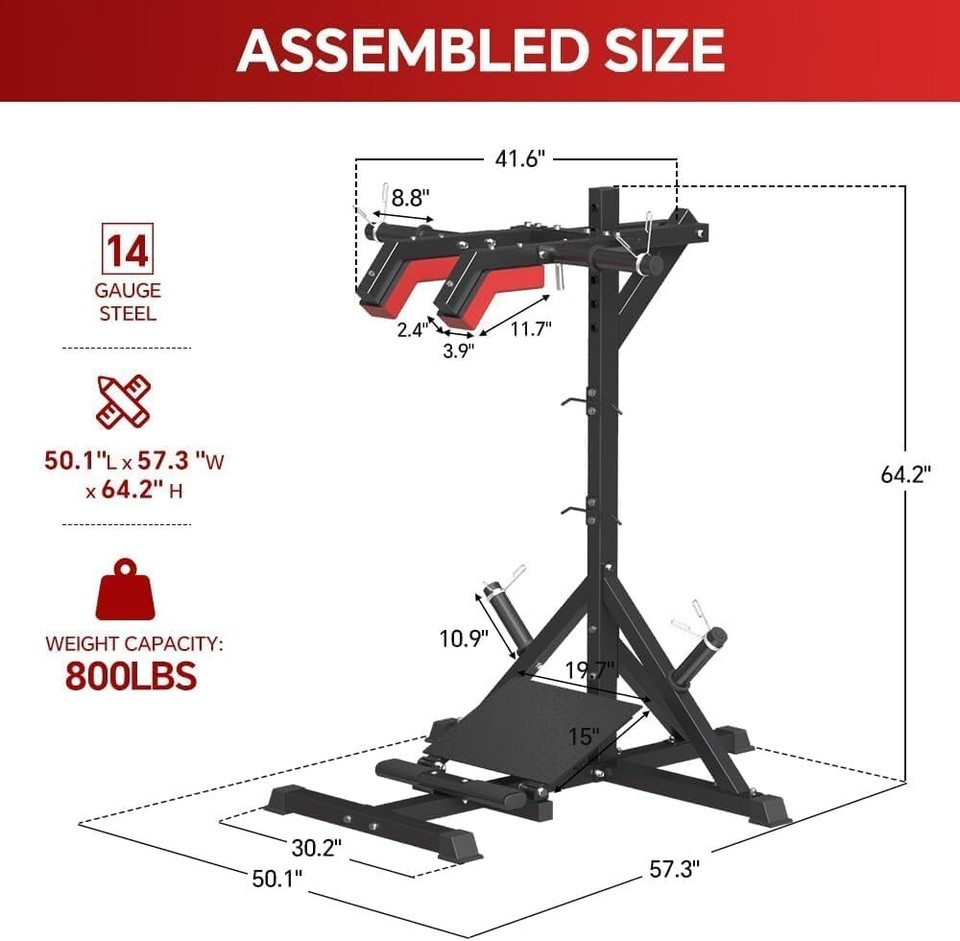 Hack Squat Leg Press Machine, Hack Squat Machine, Leverage Squats, Calf ...