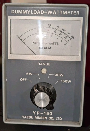 YAESU YP 150 POWER METER & DUMMY LOAD (240v UK European model ) | eBay