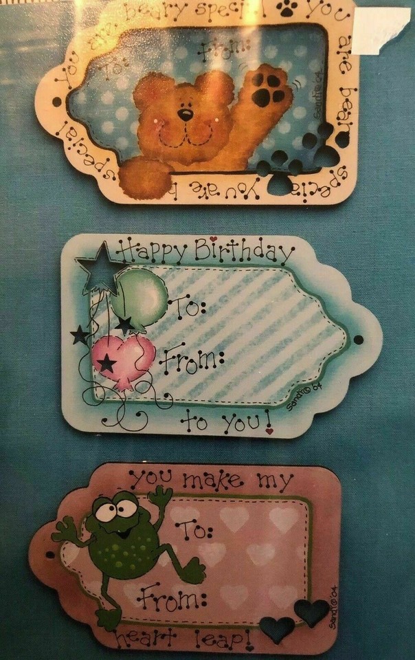 Vintage Tole Painting Pattern Packet: Seasonal Tags by Sandi Strecker ...