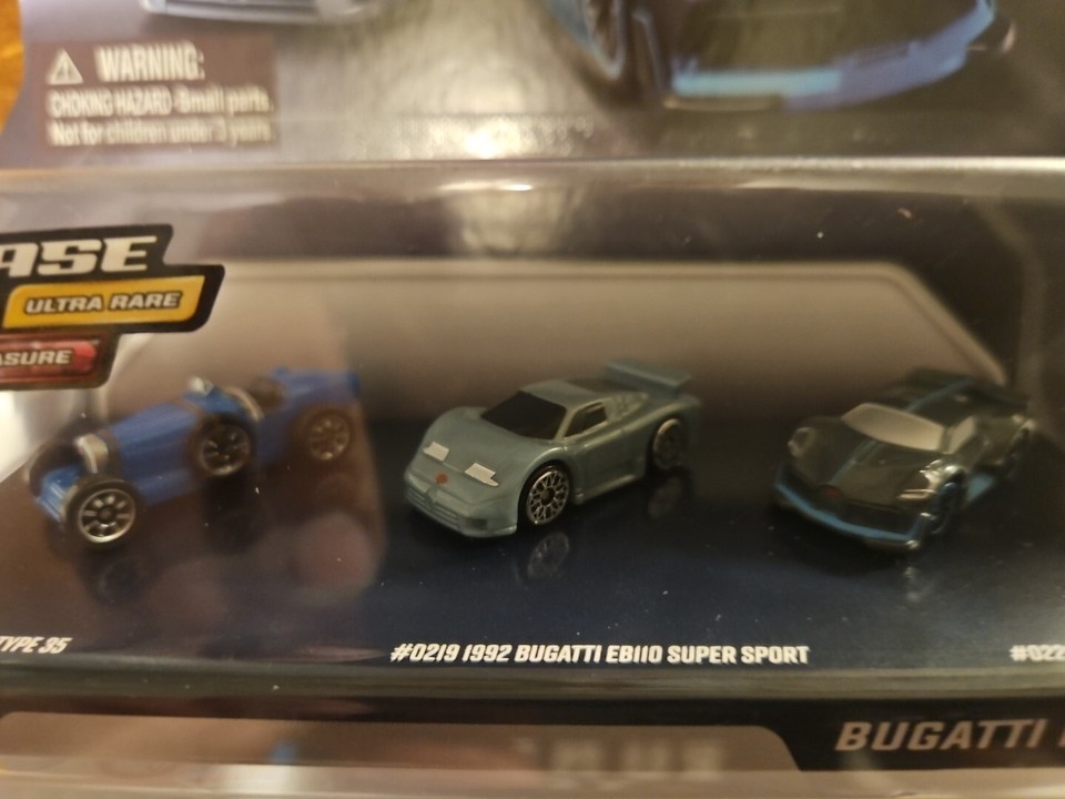 Micro Machines Series 4 Bugatti Heritage #14 Type 35 Rare Chase Chrome ...