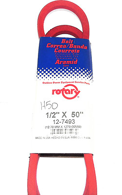 7493/4L500 Rotary Belt (1/2"X50") Compatible With ARIENS: 07209600 ...