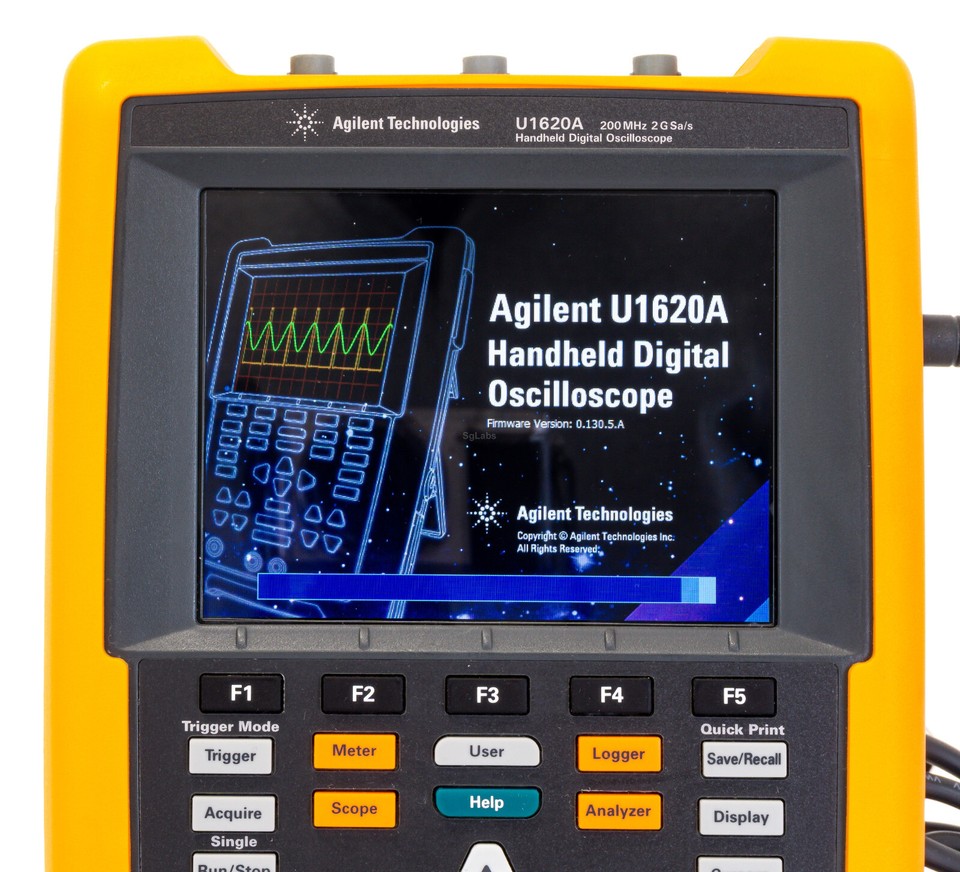 Agilent Keysight U1620A Handheld Oscilloscope 200MHz 2 Ch 2 Gsa/s NO ...