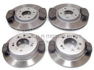 FRONT & REAR BRAKE DISCS AND PADS SET FOR HYUNDAI iX35 2010-2016 (NOT ...