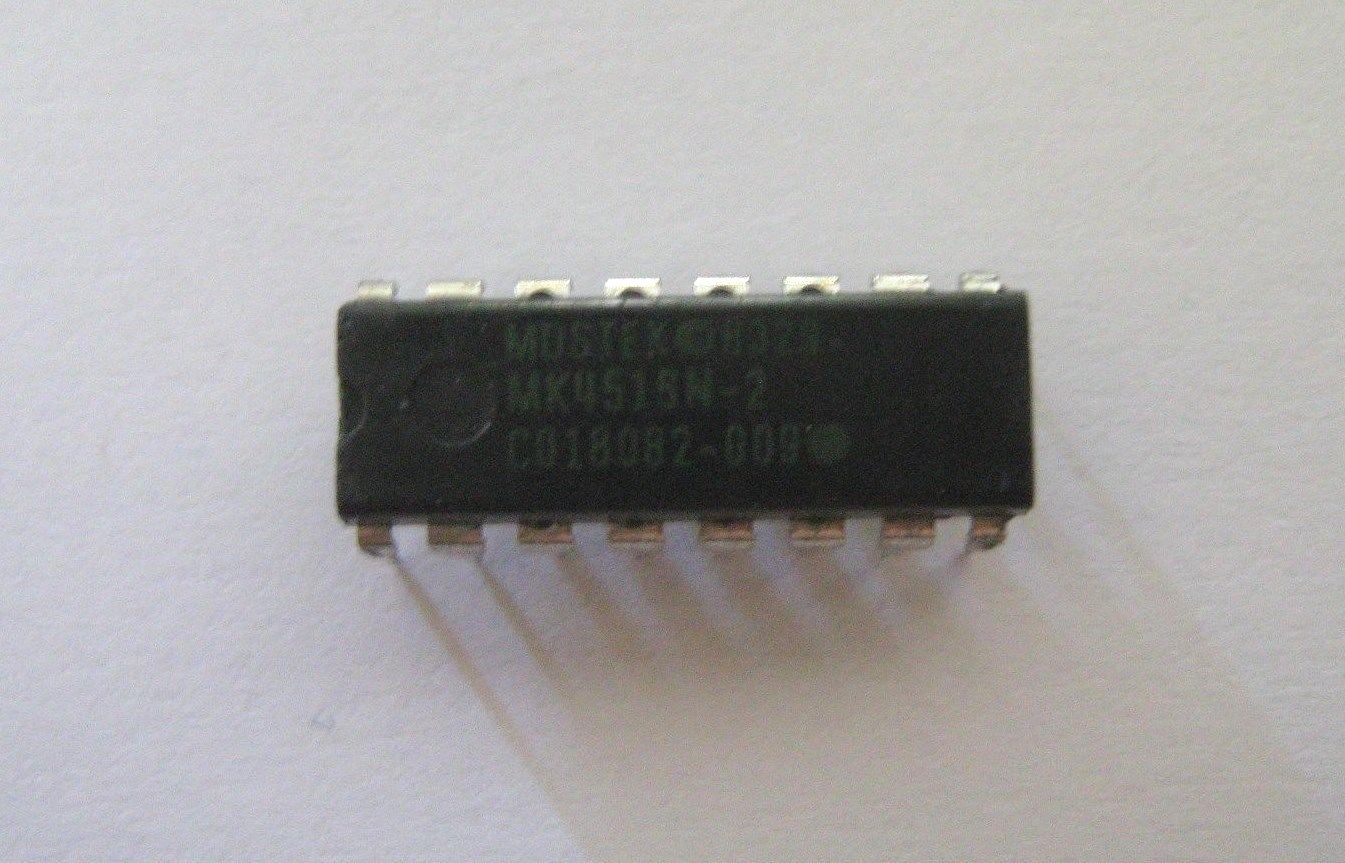 MOSTEK MK4516N-2 IC Dip 16-Pin Integrated Cicuit - Lot of 6 Pcs TESTED ...