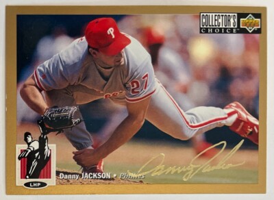 Danny Jackson 1994 UD Collector’s Choice Gold Script Signature #145 ...