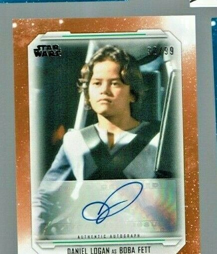 2019 Topps Star Wars Skywalker Saga AUTOGRAPH Orange PARALLEL /99 ...