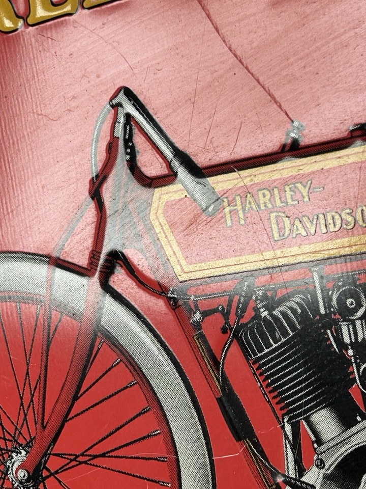 11" x 14" Harley Davidson Motorcycles Embossed Metal Sign Tin Tacker | eBay