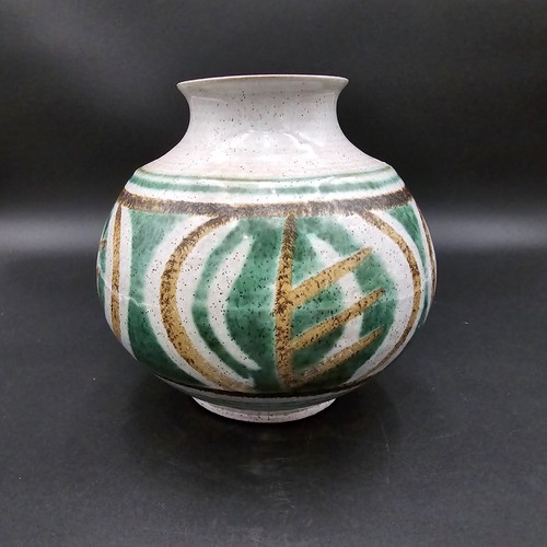 Vintage Robert Maxwell Pottery Craft Glazed Art Vase Stoneware Mid ...