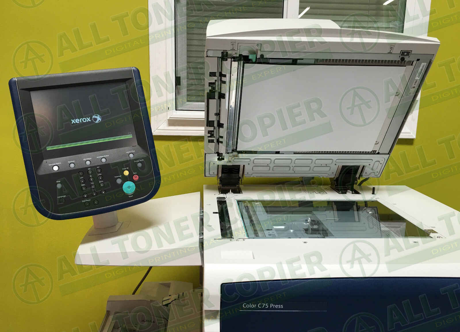 Xerox Color C75 Production Printer Finisher Bustled Fiery 75 PPM J75 ...