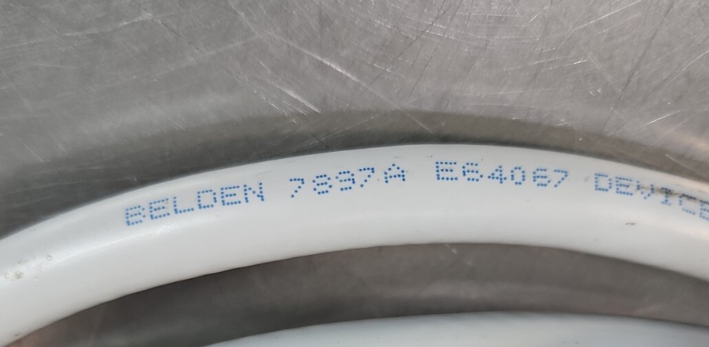 Belden 7897A E64067 Devicebus Trunk Cable 600V Type TC-ER. 11 8FT. 5E ...