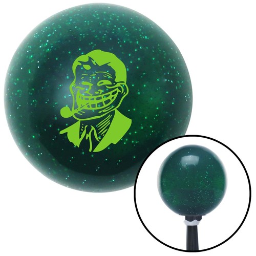 Green Troll Dad Green Metal Flake Shift Knob USA Shifter Auto car tree ...