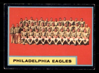 1962 Topps Football #126 Philadelphia Eagles VG/EX *e1 | eBay