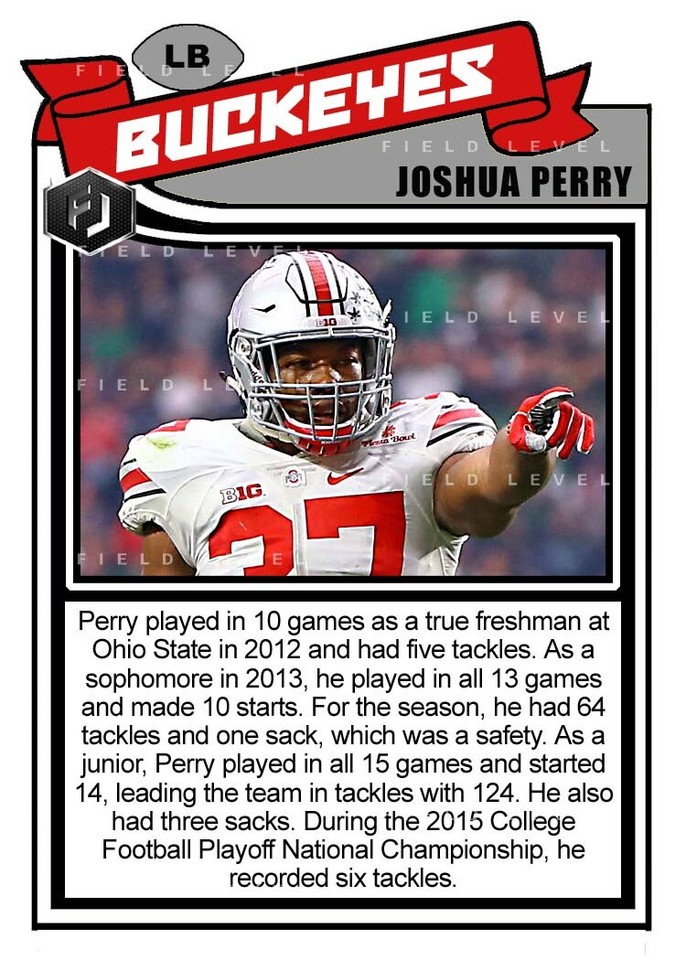 ACEO JOSHUA PERRY OHIO STATE BUCKEYES CUSTOM HAND MADE ART CARD | eBay
