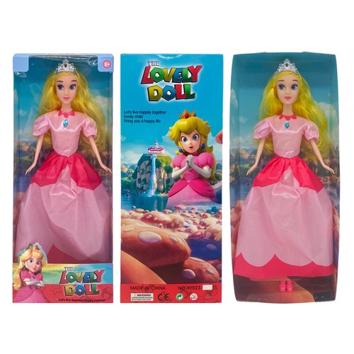 Peachprincess Princess Peach Doll 11-14 Inches Cartoon Style Pvc And ...