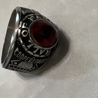 Cooperstown Hall of Fame Ring AYB - Little Majors ( Emerald ) Size 14 ...