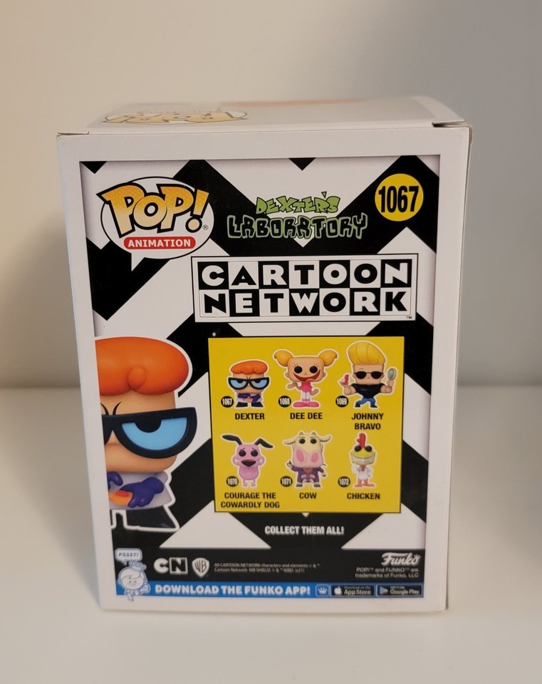 Funko Pop! Dexter's Laboratory Dexter with Remote #1067 VInyl Figure ...