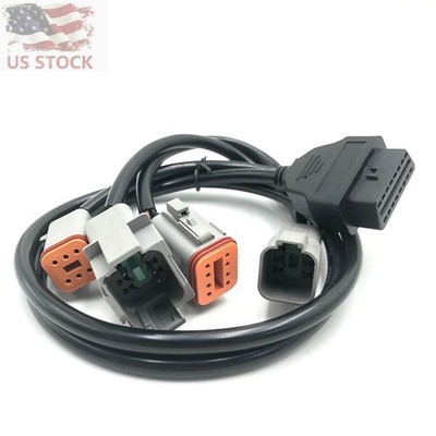 Vocom Vodia cable Marine Engine Diagnostic Connect Cable of 6 & 8 Pins ...