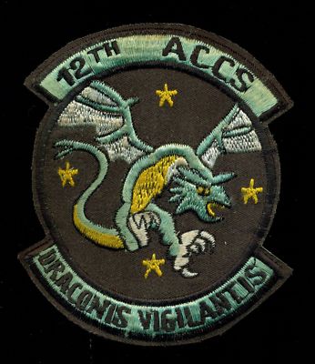 USAF 12th ACCS Dragons Patch A-7 | eBay