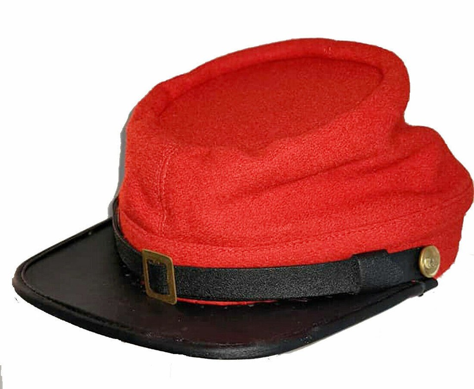 American Civil War All Red Confederate Artillery Kepi Gettysburg - ALL ...