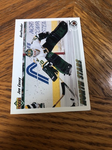 #205 Jon Casey - Minnesota North Stars - 1991-92 Upper Deck Hockey | eBay