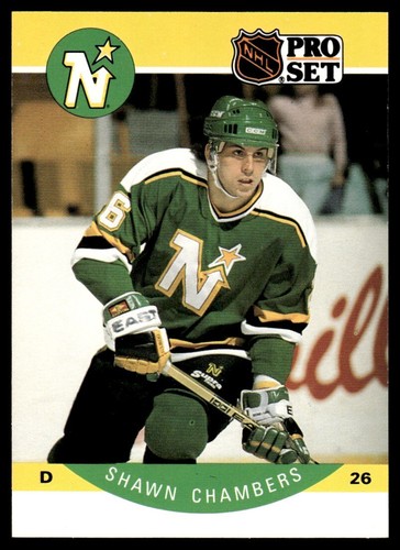 1990-91 Pro Set Shawn Chambers Minnesota North Stars #134 | eBay