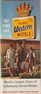 THE BEST WESTERN MOTELS VINTAGE 1967 TRAVEL GUIDE BOOKLET | eBay