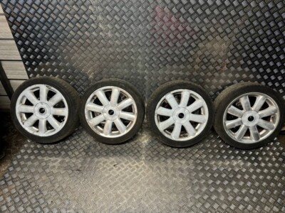 17" MINI Crown Spoke (Silver) R104 Alloy Wheels Set R56 R57 R58 R52 R53 ...