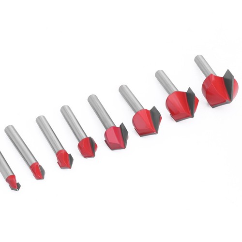 Chamfer Bevel Router Bits 1/4 Inch Shank Cutting Router Heavy Duty | eBay