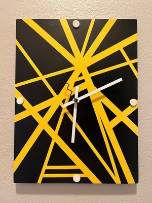 Eddie Van Halen Inspired Wall Clock | eBay