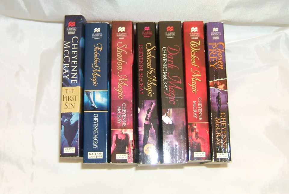 Cheyenne McCray book LOT 7 First Sin Forbidden Shadow Seduced by Dark ...