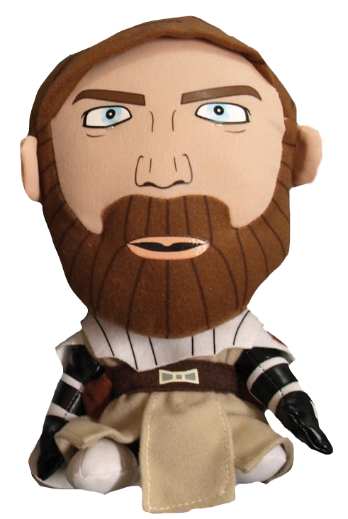 Comic Images Star Wars The Clone Wars Deformed Plush - Obi-Wan Kenobi ...