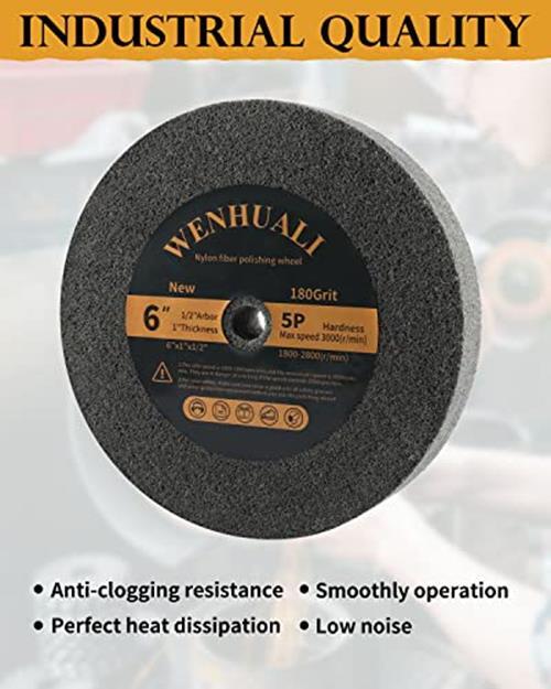 6 Inch Bench Grinder Polishing Wheel Durable Buffing Wheel for Angle ...