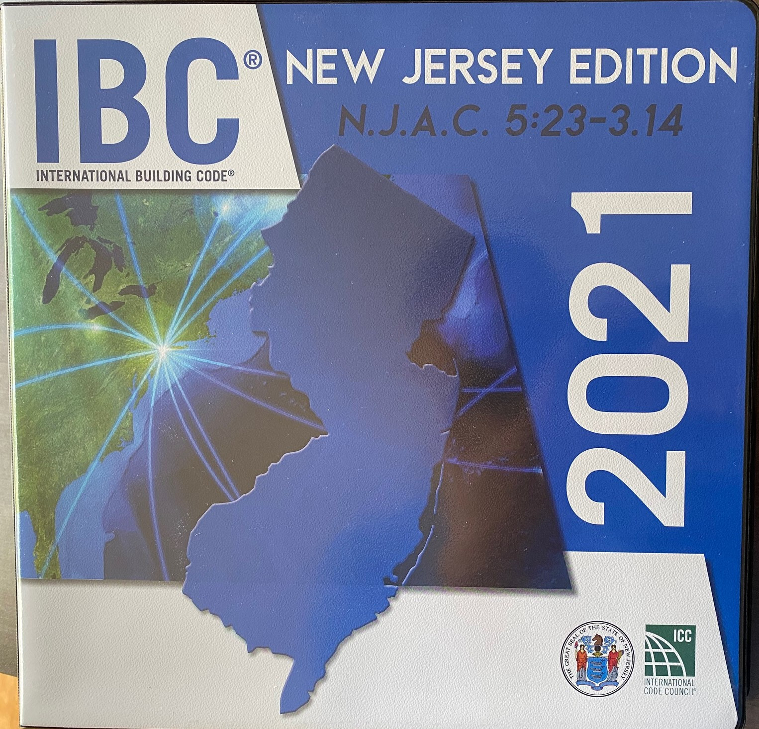 2021 IBC, New Jersey Editions (by ICC. Ringbound, Brand New ...