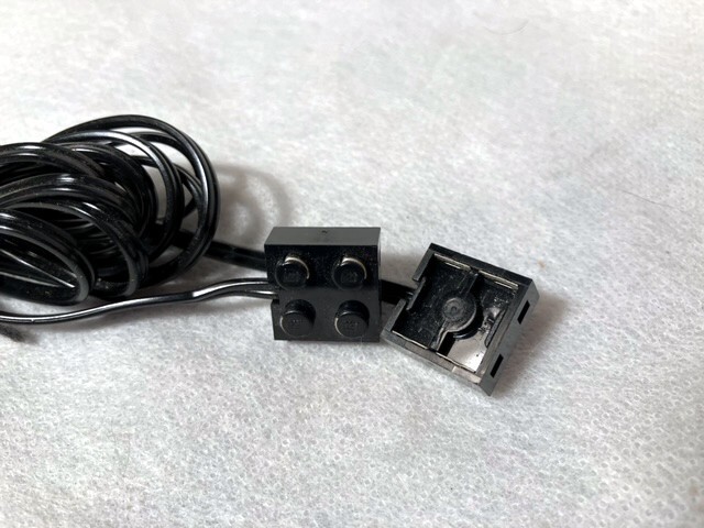 4 New LEGO Connecting Leads 2 x 2 Brick 300cm 118" Electric Battery ...