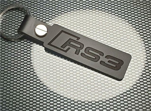 RS3 Leather Keyring BLACK 2.5 TFSI QUATTRO SLINE 8V 8L SPORTBACK | eBay UK
