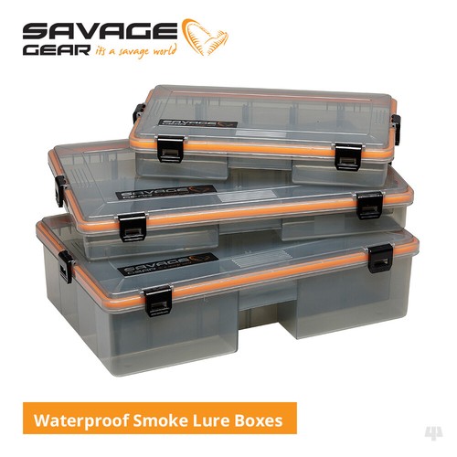 Savage Gear Waterproof Smoke Lure Boxes - Pike Perch Bass Pollock ...