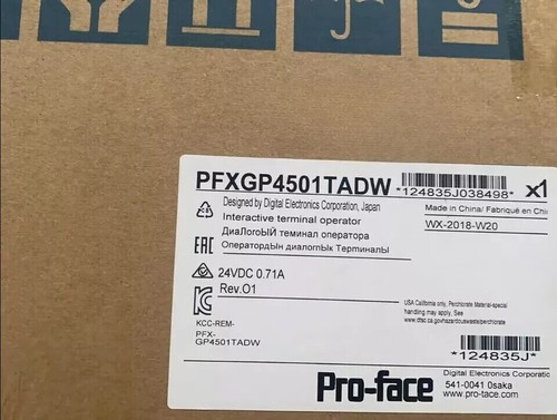 Pfxgp4501tadw New Sealed Pro Face Hmi Touch Screen Pfxgp4501tadw Gp